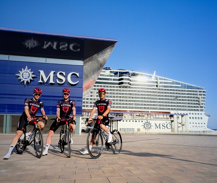 Partenariat Tudor Pro Cycling | MSC Cruises